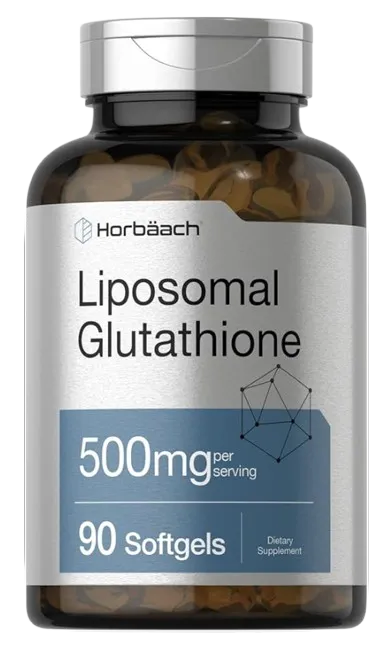Buy Horbaach Liposomal Glutathione Supplement 500mg - 90 softgels ...
