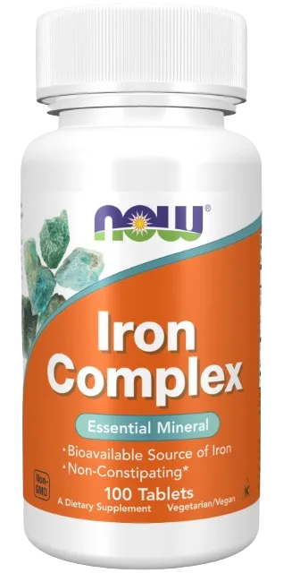 Buy Now Foods Iron Complex 100 Tabs | Now Foods Supplements in India ...